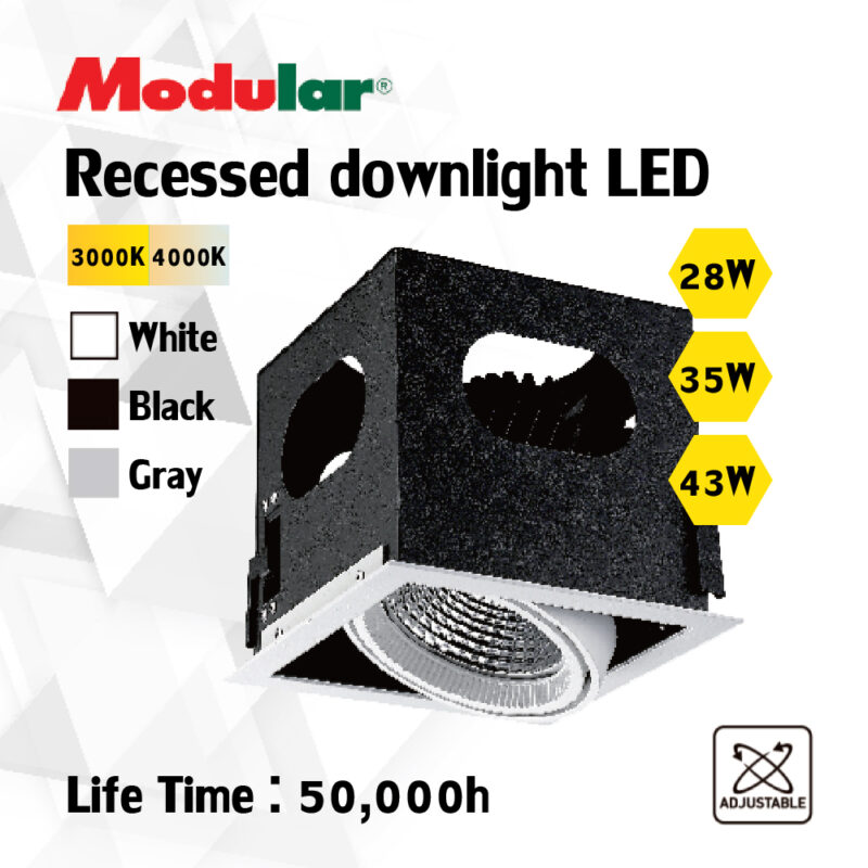 Recessed downlight LED - modularthai.com