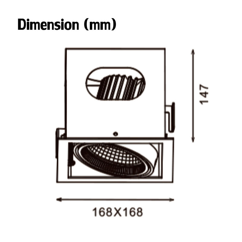 Recessed downlight LED - modularthai.com