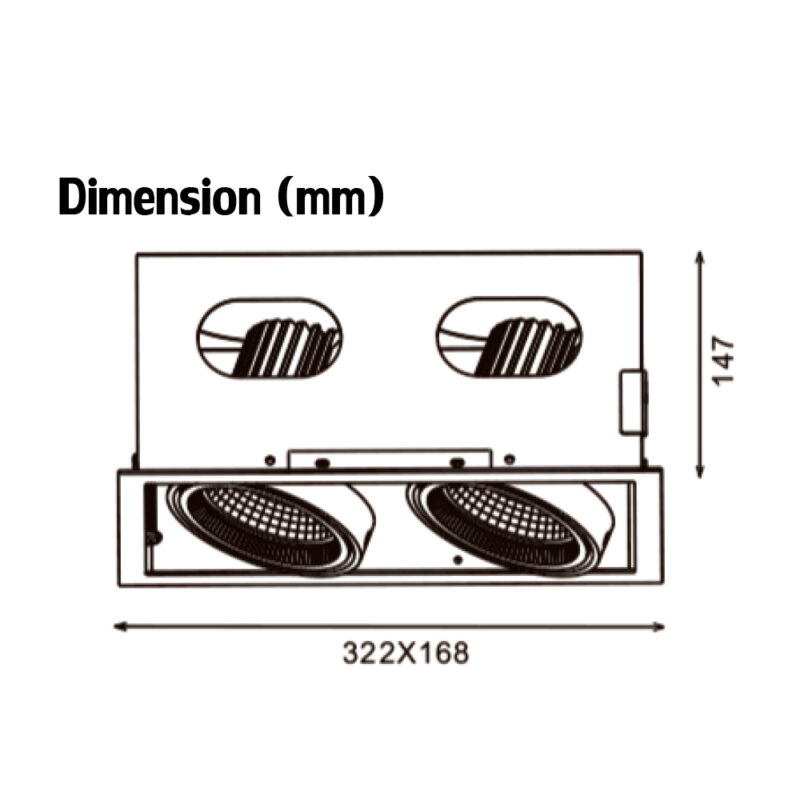 Recessed downlight LED - modularthai.com
