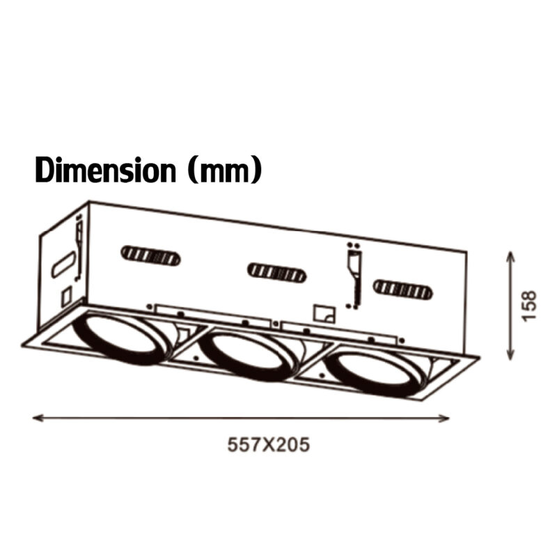 Recessed downlight LED - modularthai.com