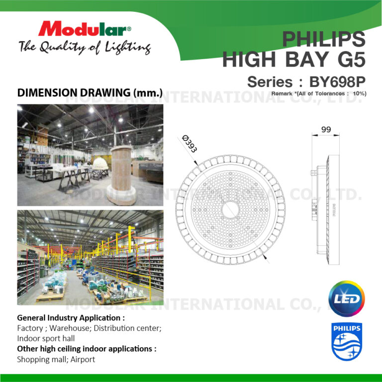 PHILIPS LED BY698P GreenPerform Highbay G5 modularthai.com