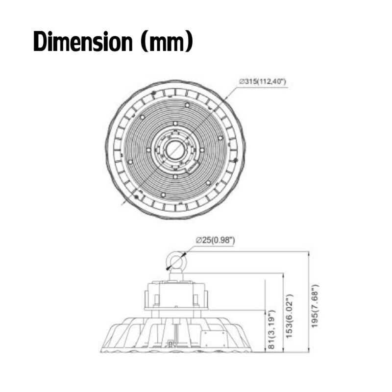 LED High Bay แสงเหลี่ยมส่องสว่างระว่างแร็ค modularthai.com