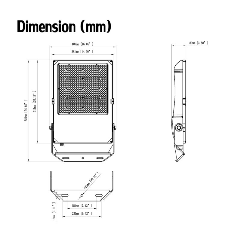 ฟลัดไลท์ แอลอีดี 50-500 วัตต์ modularthai.com